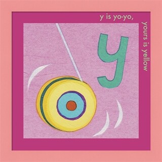 Kim Jacobs 'Y is For Yoyo' Framed Art - Bed Bath & Beyond - 33532683