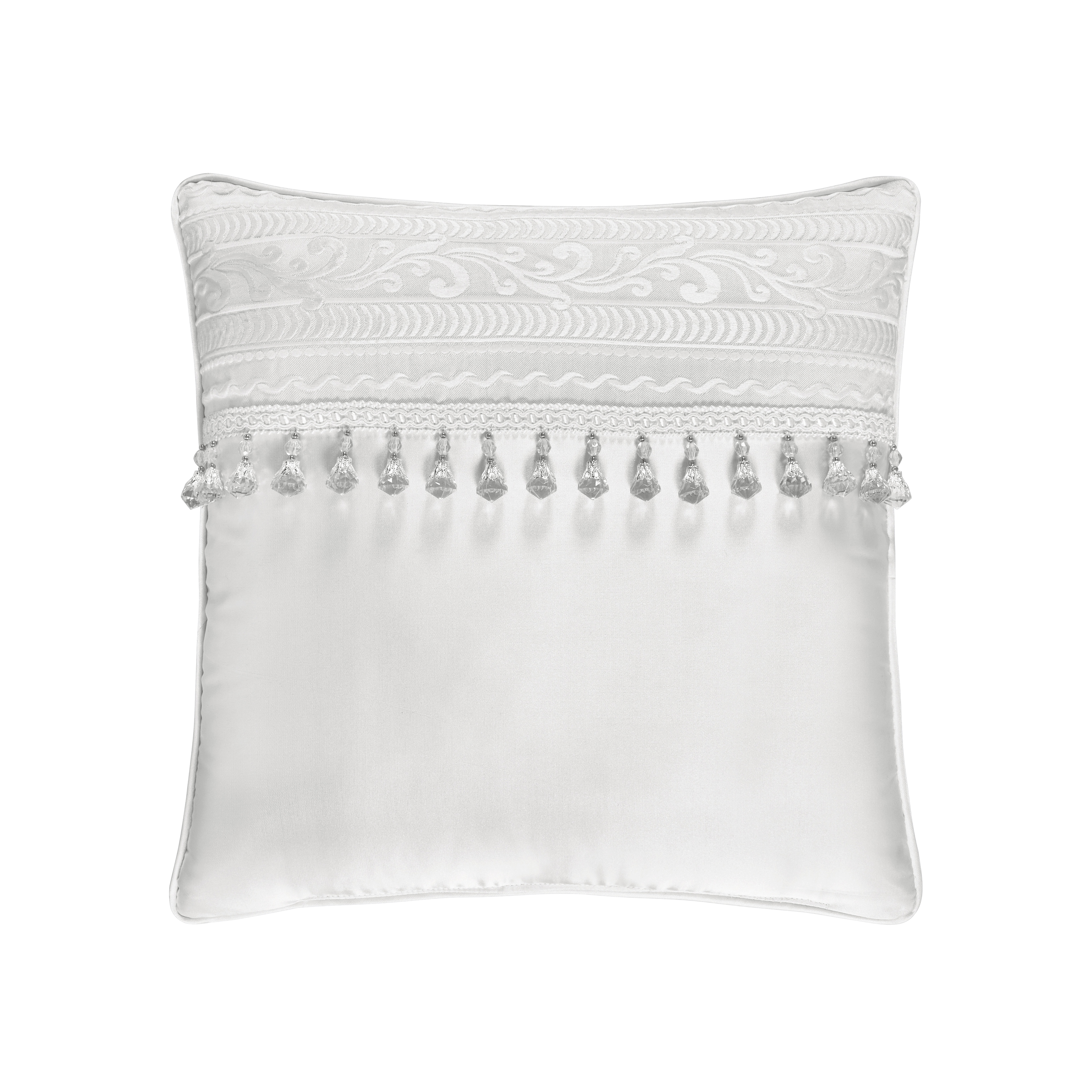 J Queen New York Sandstone 18 Embellished Decorative Throw Pillow