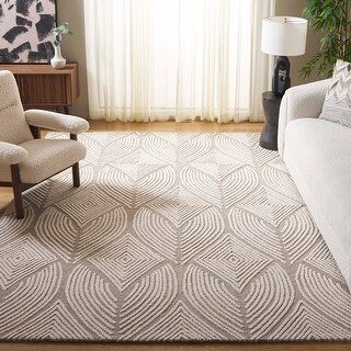 SAFAVIEH Handmade Metro Lauralie Geometric Wool Rug - Bed Bath & Beyond ...