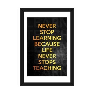 iCanvas "Learn Until You Die" by Adrian Baldovino - Bed Bath & Beyond ...