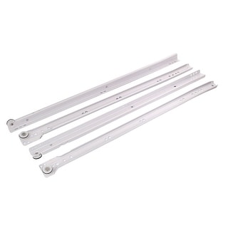 20-inch Roller Wheel Kitchen Cabinet Drawer Slide Glide Runner 2 Pairs ...