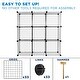 Wire Storage Cubes | Modular Wire Shelving Units 9-Cube Metal Grid ...