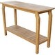 Capri Grade A Teak Outdoor Console Table - On Sale - Bed Bath & Beyond - 37844119