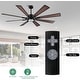 AeroBlade 80" 8-Blade 6-Speed Ceiling Fan with LED Light - Bed Bath ...