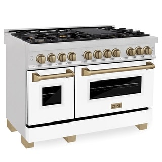 ZLINE 48" 6.0 cu. ft. Dual Fuel Range with Gas Stove and Electric Oven ...