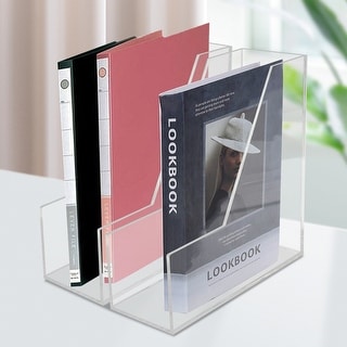 Acrylic Magazine Holder Desktop File Holder - 10.2x3.5x9.4in - Bed Bath ...