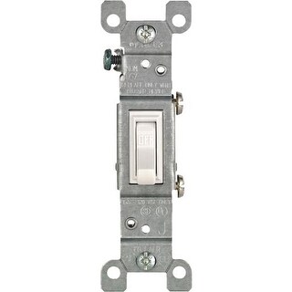 Leviton White Copper/Alum Switch 208-02651-02W Unit: EACH - Bed Bath ...