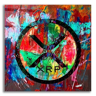 Epic Art 'Xrp Crypto In Color' by Epic Art Portfolio, Acrylic Glass ...