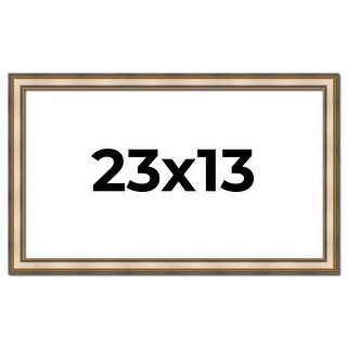 23x13 Frame Gold Solid Wood Shadow Box Width 1.5 Inches | Interior ...