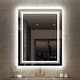 Extra Large LED Lighted Bathroom Mirror Wall Anti-Fog Vanity 3 Colors ...