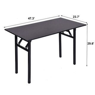 Products Folding computer desk, 47 inches long for home office study ...
