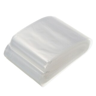 Clear Flat Open Poly Bags PE Retail Pouches 3 Mil 4x27.5 in 100pcs ...
