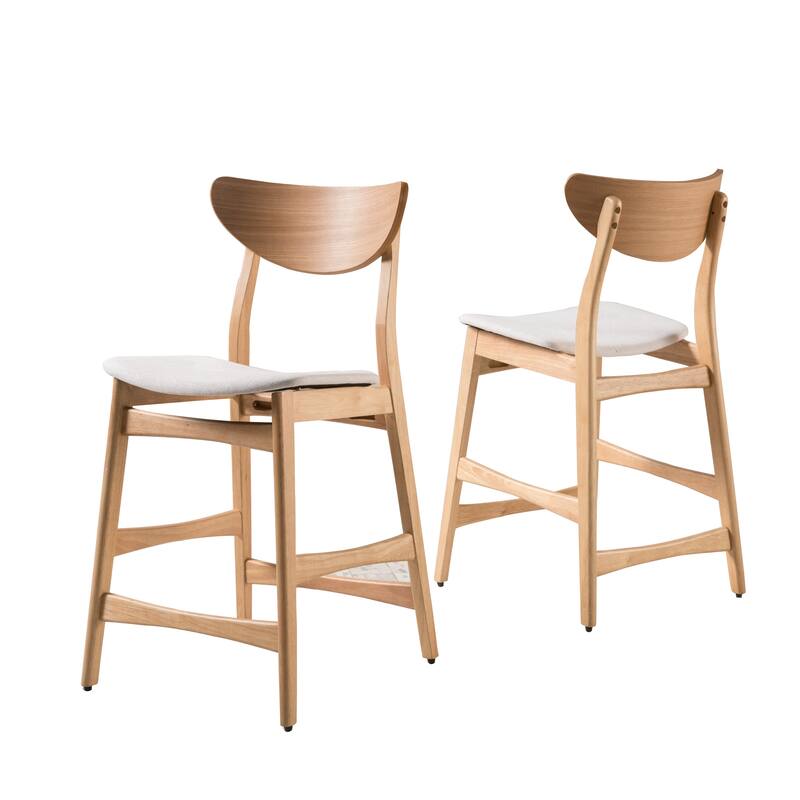 Carson Carrington Lund Wood 24-inch Counter Stool (Set of 2) by ...