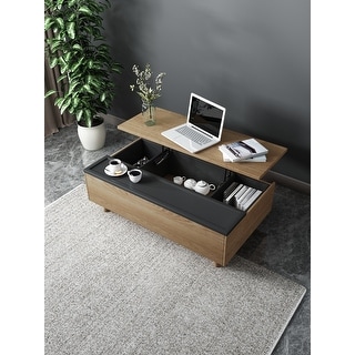 JASIWAY Lift Top Rectangular Coffee Table with Storage - Bed Bath & Beyond - 36932828