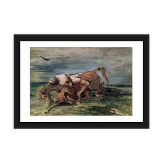 iCanvas "Mazeppa " by Ferdinand Victor Eugene Delacroix - Bed Bath ...