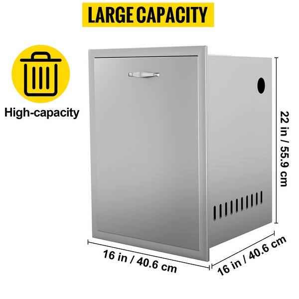 Outdoor Kitchen Propane Tank Drawer 16Wx22Hx16D inch BBQ Propane Drawer ...