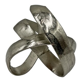 8 Inch Wide Decorative Handmade Aluminum Abstract Sculpture - 8 x 8 x 7 ...