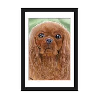 iCanvas "Ruby Slippers - Cavalier King Charles Spaniel" by Judith Stein ...