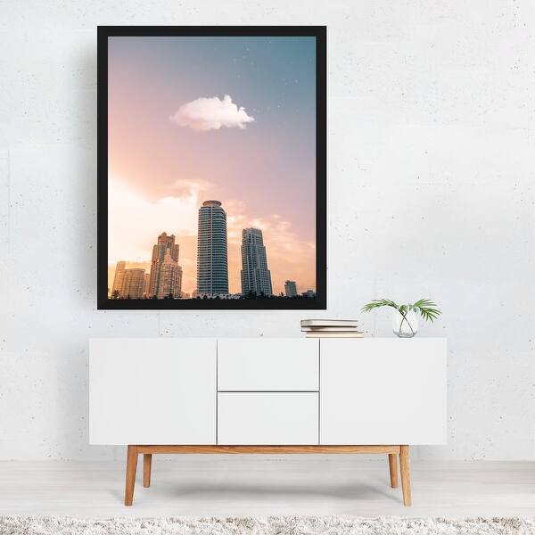 Miami Florida VICE Photography Cityscape Skyline Art Print/Poster - Bed ...