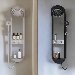 Wall Mounted Shower Systems for Bathroom with Double Shelves - Bed Bath ...