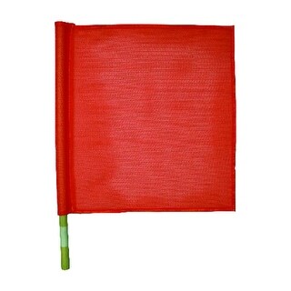 C.H. Hanson 27 in. Red Safety Flags Plastic 1 pk - Bed Bath & Beyond ...