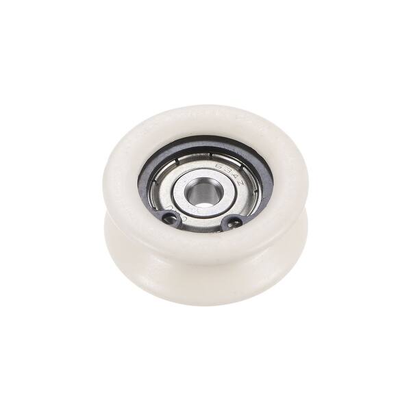 Guide Pulley Wheel Deep Groove Pulley Bearing, White, 1 Pcs - Bed Bath ...