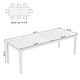 Dining Table for 6-8 Person, 78 inch Long Rectangular Kitchen Dining ...