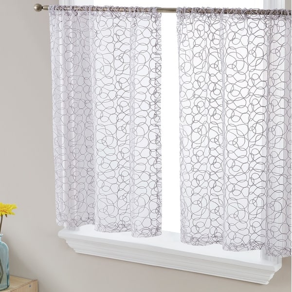 bathroom window voile