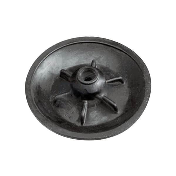 Black Rubber-Plastic Round Snap-In Disk Flapper American Imaginations ...