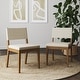 Linus Modern Upholstered Dining Chair, Solid Rubberwood Legs - Bed Bath ...