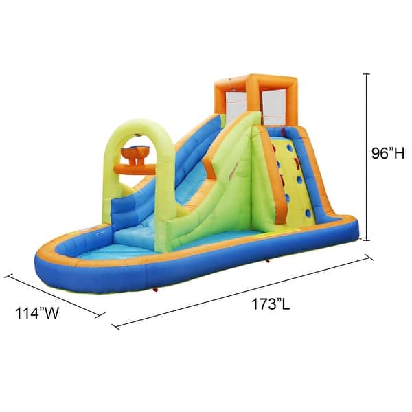 Plummet Falls Adventure Slide Inflatable Outdoor Backyard Water Slide ...