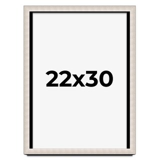 22x30 Shadow Box Frame Silver Real Wood Contemporary Shadowbox Display ...