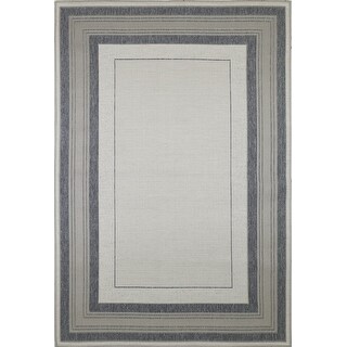 Bashian Zyaire Gray & Blue Transitional Area Rug - Bed Bath & Beyond ...
