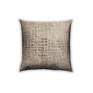 Ahgly Company Modern Contemporary Brown Throw Pillow - Bed Bath ...