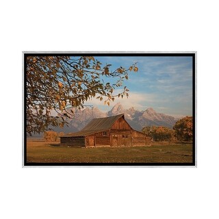 iCanvas "Moulton Barn In Autumn" by Dan Sproul Framed - Bed Bath ...