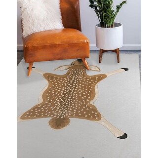 FAWN GREY Area Rug By Kavka Designs - Bed Bath & Beyond - 35220432