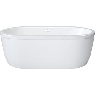 PROFLO PFFSO6636A Borealis 66" Acrylic Soaking Tub with Center Drain ...