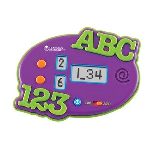 Learning Resources ABC and 123 Electronic Flash Card - Bed Bath ...