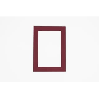 8.5x11 Mat Bevel Cut for 7x9 Photos - Acid Free Maroon Red Precut ...