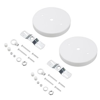 Aspen Creative Canopy Kit Chandelier & Light Fixture Accessories, Matte ...