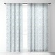 1-piece Sheer Color Palette Blue Made-to-Order Curtain Panel - Bed Bath ...