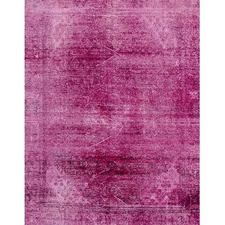 Ahgly Company Machine Washable Abstract Hot Pink Area Rugs - Bed Bath ...