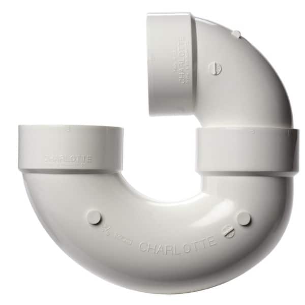 Charlotte Pipe & Found PVC00706X1000 Pvc Dwv P-Trap With Solvent Weld ...