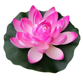 18CM Artificial Lotus Shape Water Surface Decorartion for Pond - Bed ...