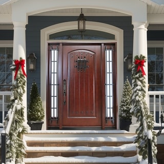 KaMic 60" x 80" Resilient PU Composite Exterior Front Door Right ...