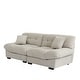 89" Fluffy Cloud Couches Sectional, Modern Minimalist Sofas With Two ...