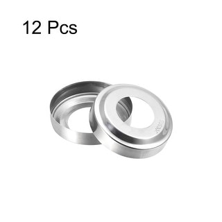 Round Escutcheon Plate 12pcs 304 Stainless Steel Pipe Cover for 38.5mm ...