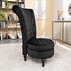 Gosser 20" Wide Velvet High Back Vanity Chair - Bed Bath & Beyond ...