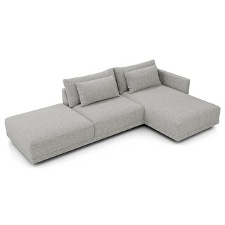 Basel Modular Sofa Set 11 in Slate Pebble Fabric - Bed Bath & Beyond - 35894927