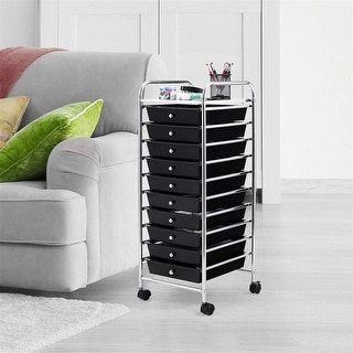 10-Drawer Organizer Cart - 15"D x 13"W x 34"H - Bed Bath & Beyond ...